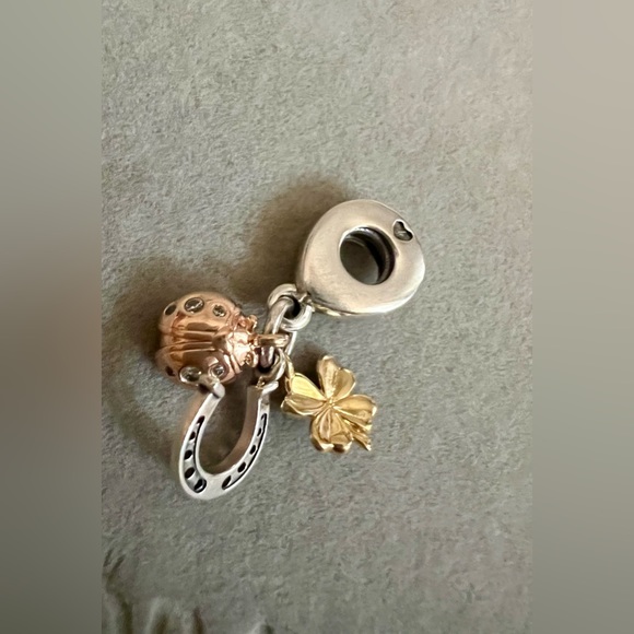Panache | Jewelry | Horseshoe Clover Ladybird Hanging Charm Pandora ...